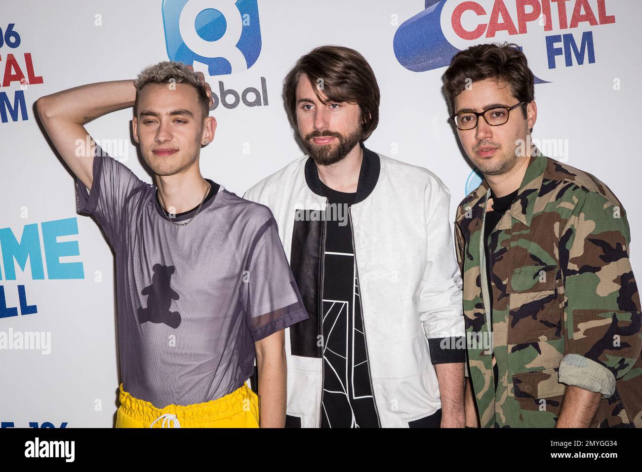 Band members of music group Years & Years pose for photographers before ...