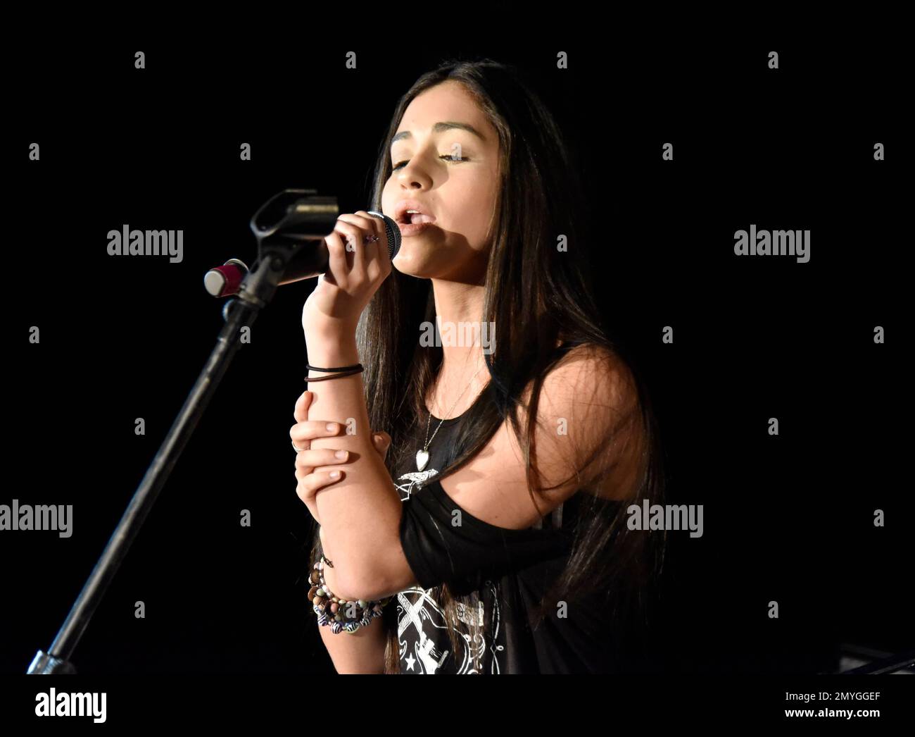 Alanis Sanchez auditions at the Little Dreams Foundation Annual ...