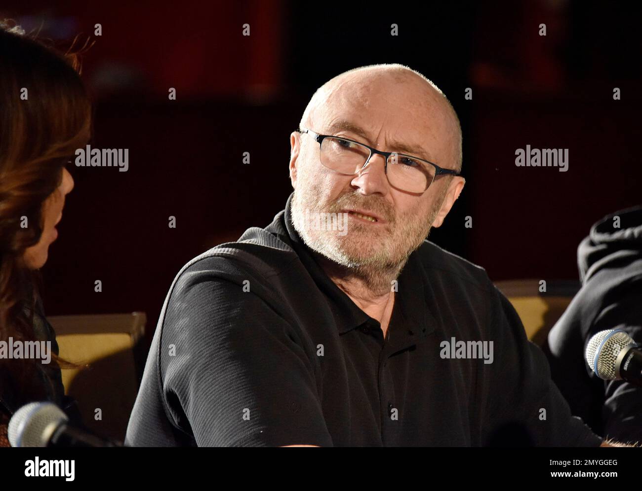 Orianne Collins, left and Phil Collins judge the Little Dreams ...