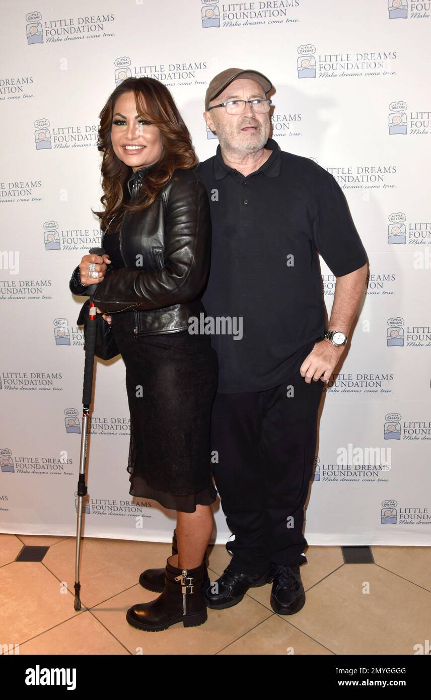 Orianne Collins, left, and Phil Collins judge the Little Dreams ...