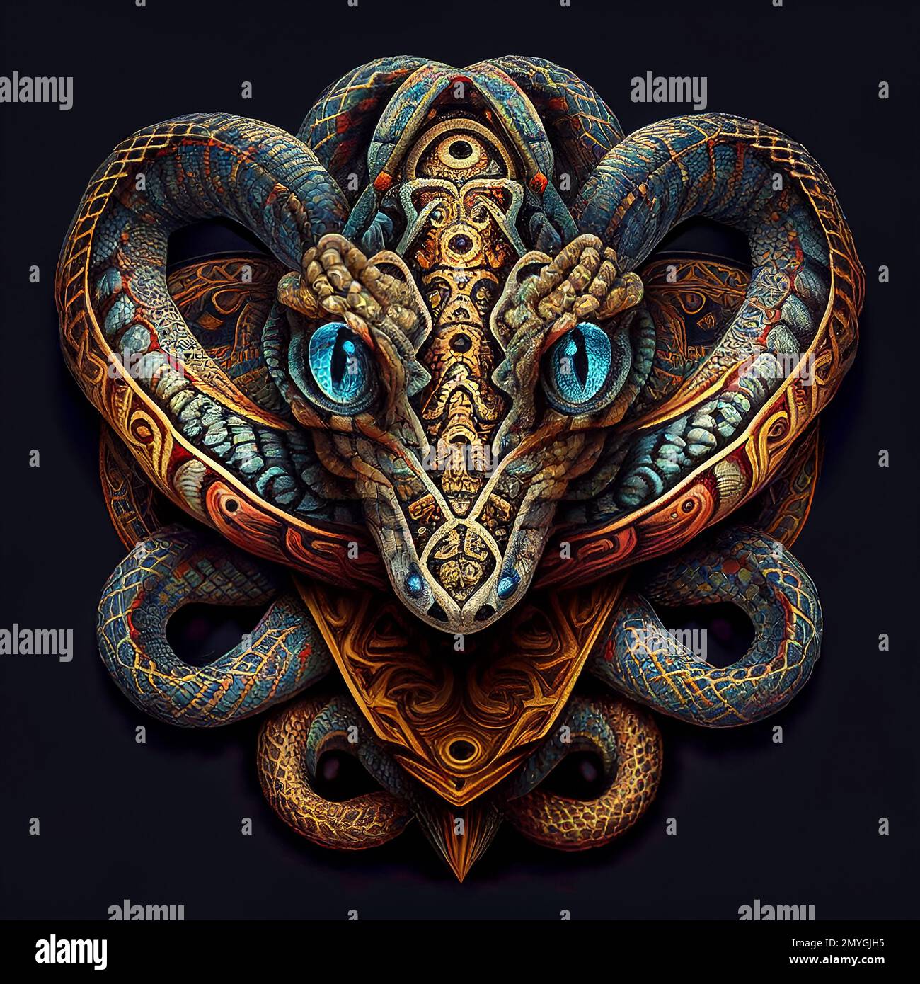 Shamanic animal hi-res stock photography and images - Alamy