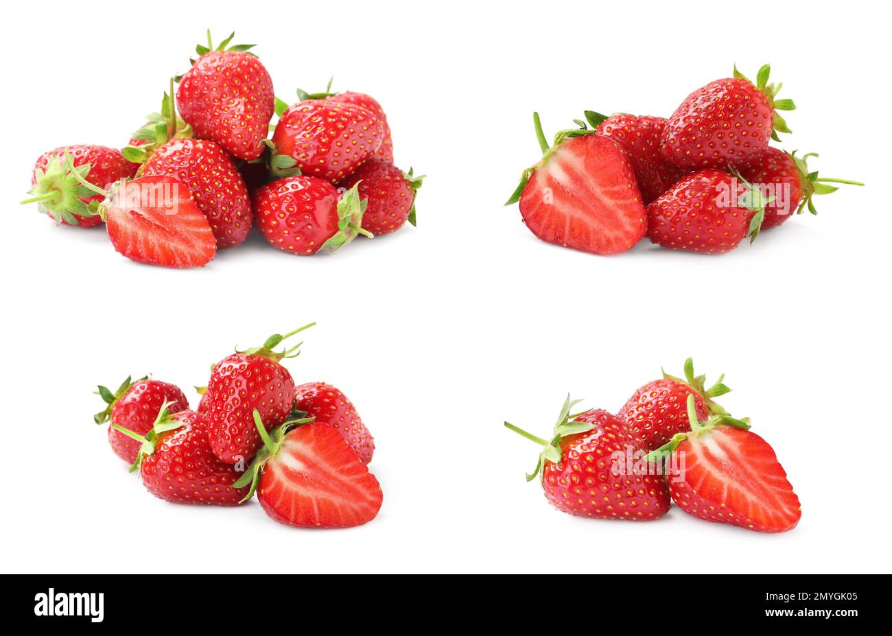 Beautiful large strawberries Cut Out Stock Images & Pictures - Alamy