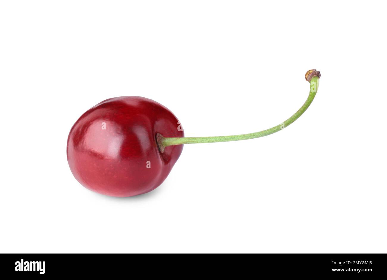 Delicious fresh ripe cherry isolated on white Stock Photo - Alamy