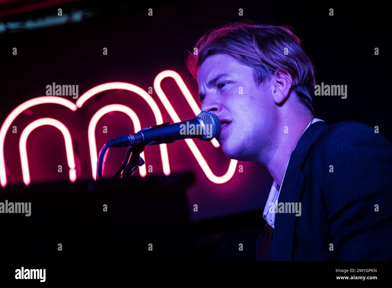 English singer Tom Odell performs on stage to promote his new album ...