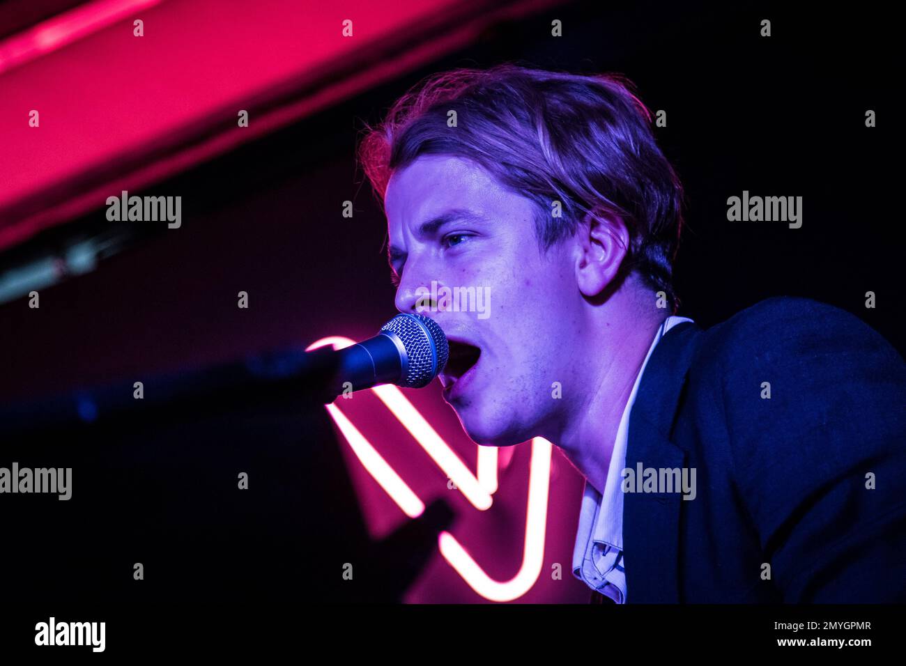 English singer Tom Odell performs on stage to promote his new album ...