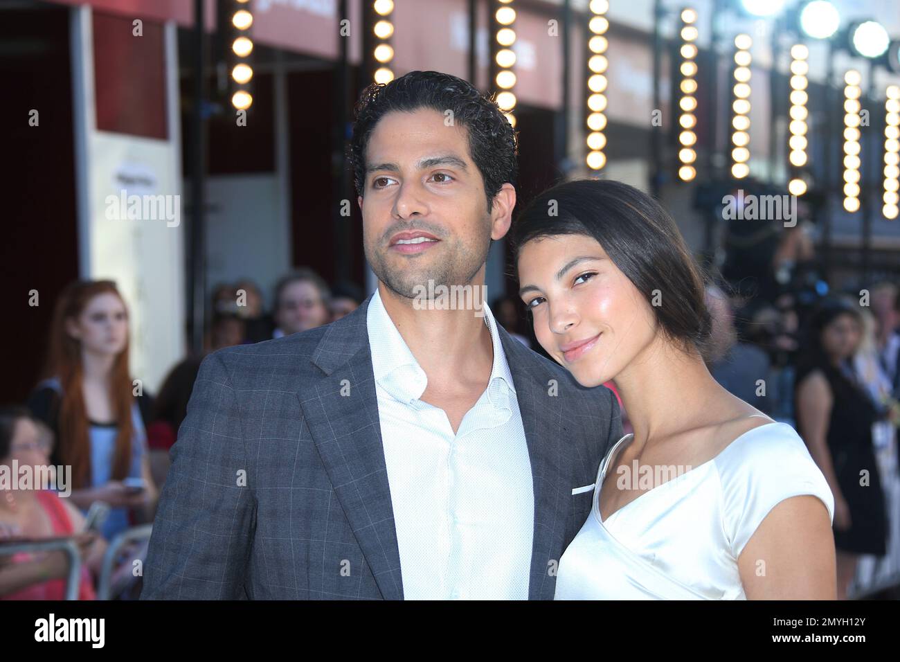 FILE - In this June 30, 2015, file photo, Adam Rodriguez and Grace Gail ...