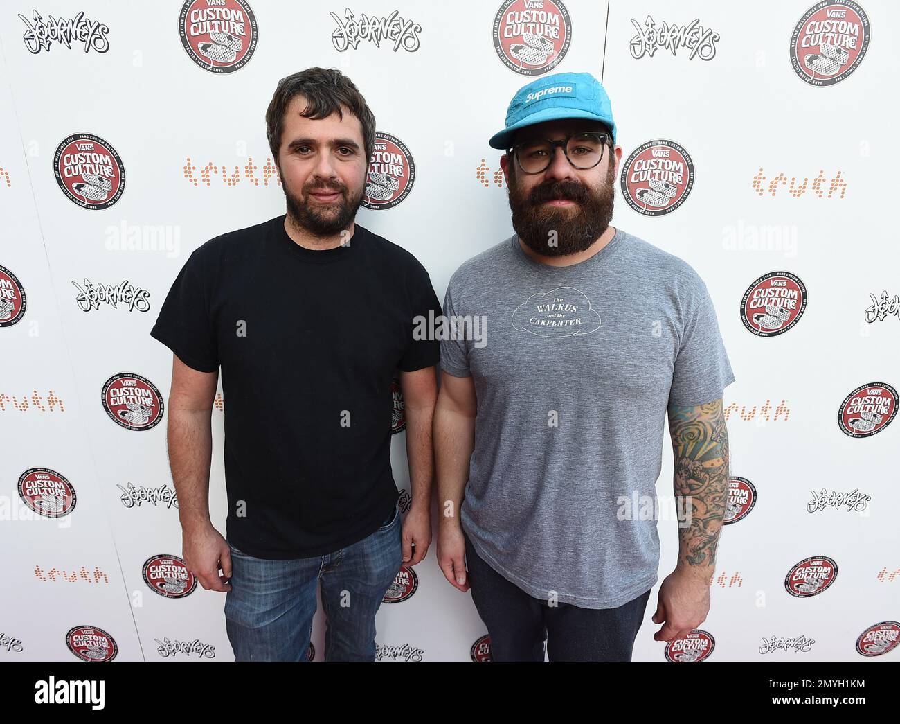Jon Shook, left, and Vinny Dotolo attend the 2016 Vans Custom Culture ...