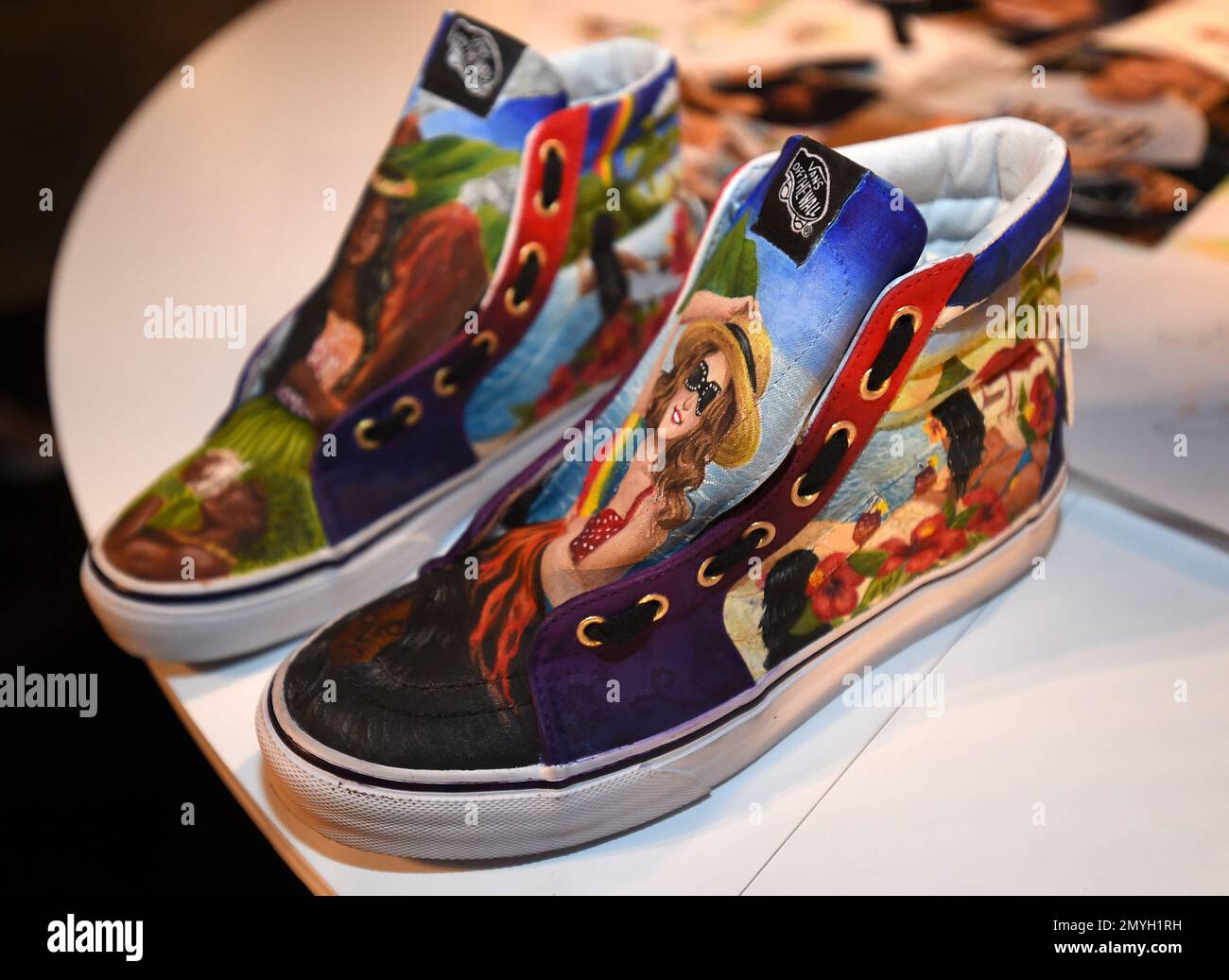 Finalist entries on display at the 2016 Vans Custom Culture design ...
