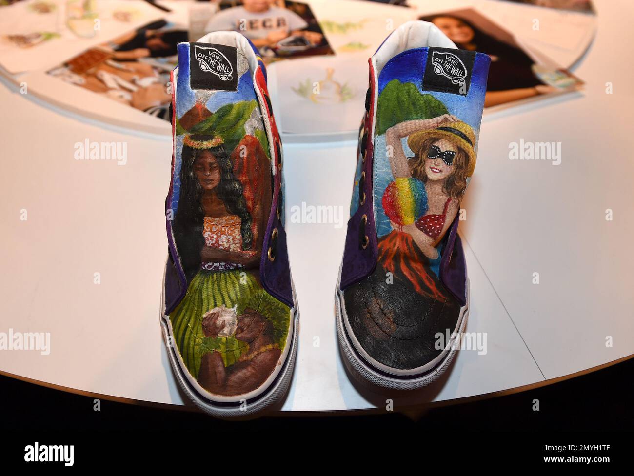Finalist entries on display at the 2016 Vans Custom Culture design ...