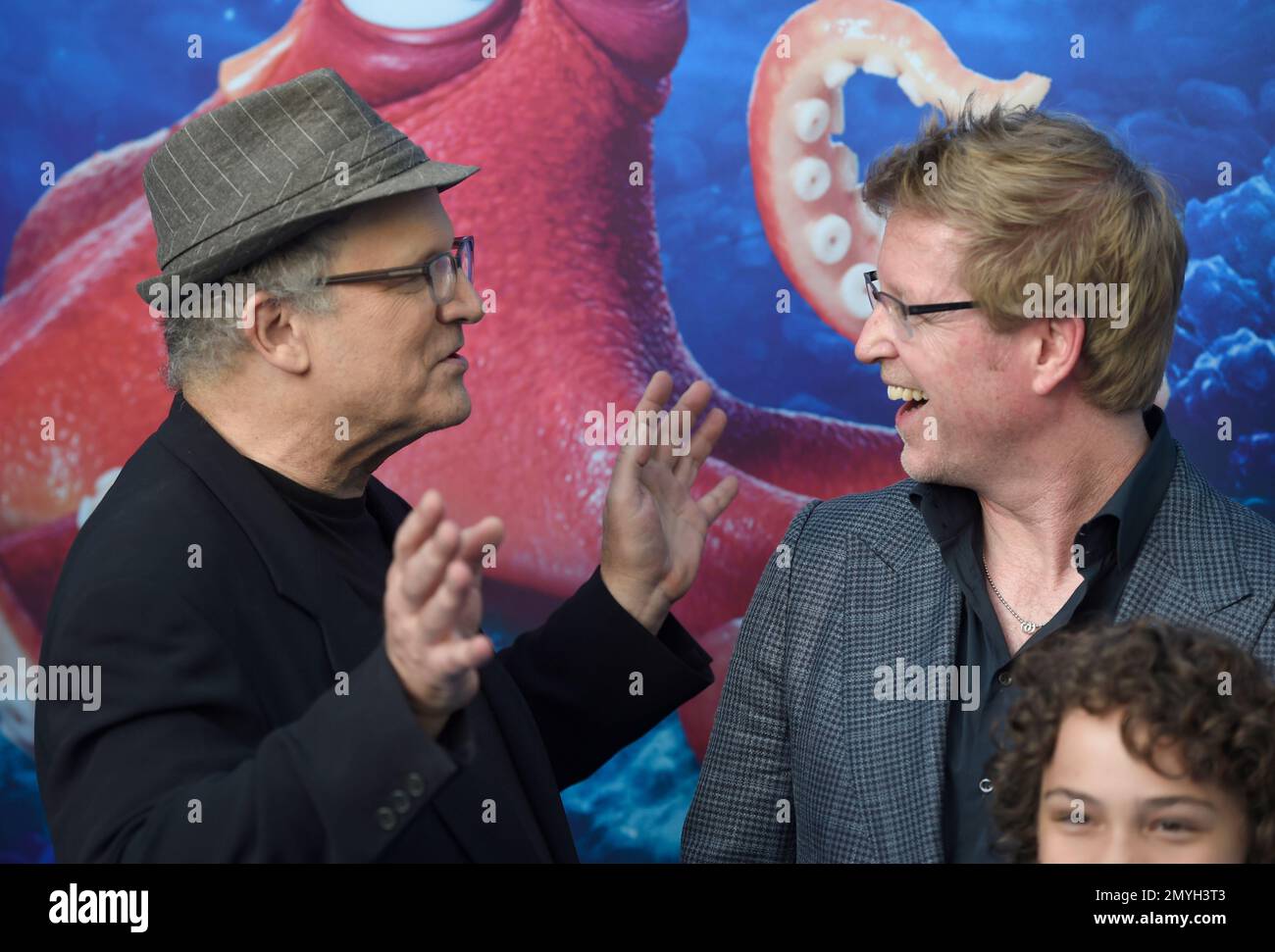 Albert Brooks, from left, writer/director Andrew Stanton and Hayden ...