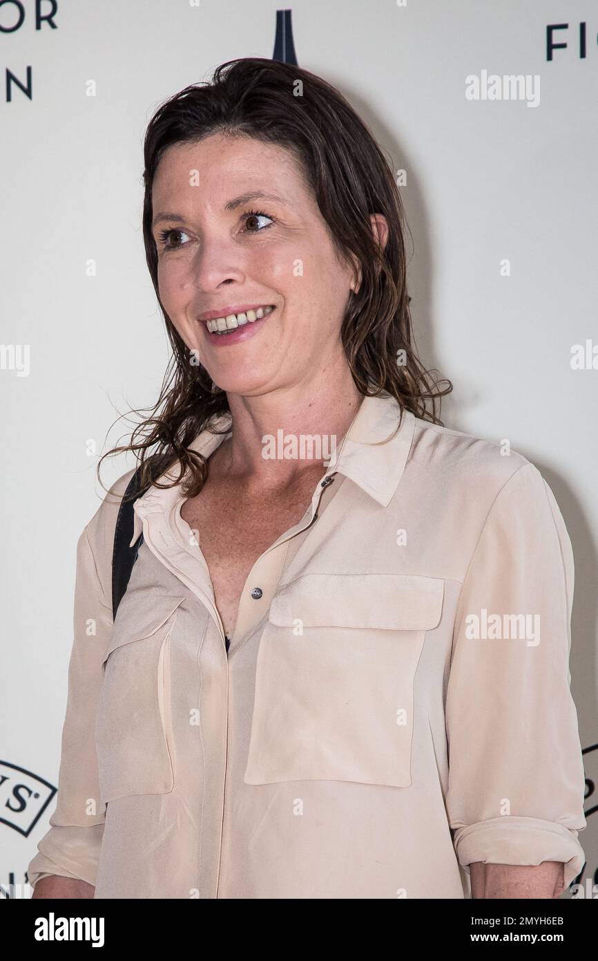 Rachel Cusk poses for photographers upon arrival at the Baileys Women’s ...