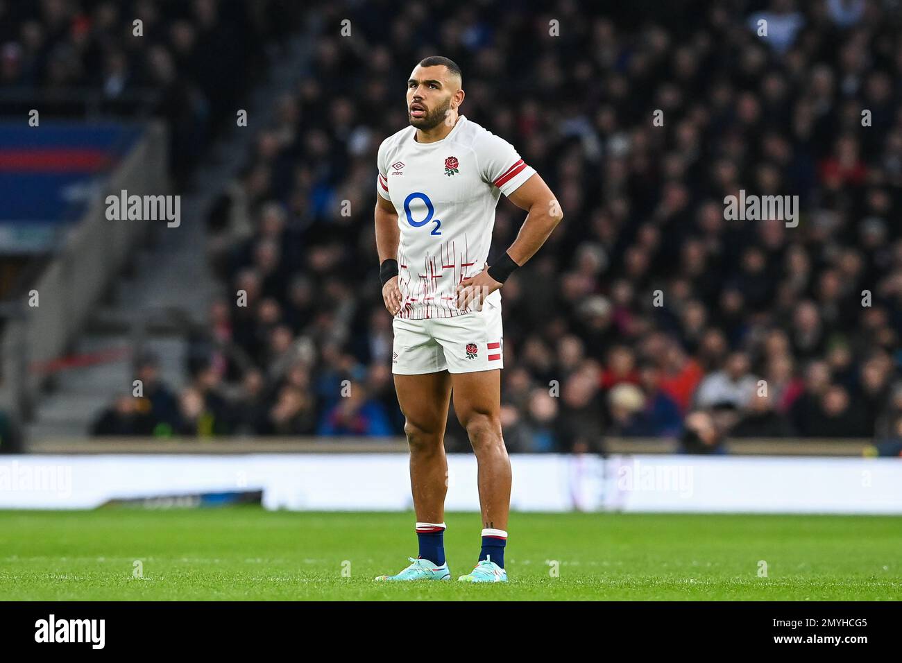 Joe Marchant of England during the 2023 Guinness 6 Nations match ...