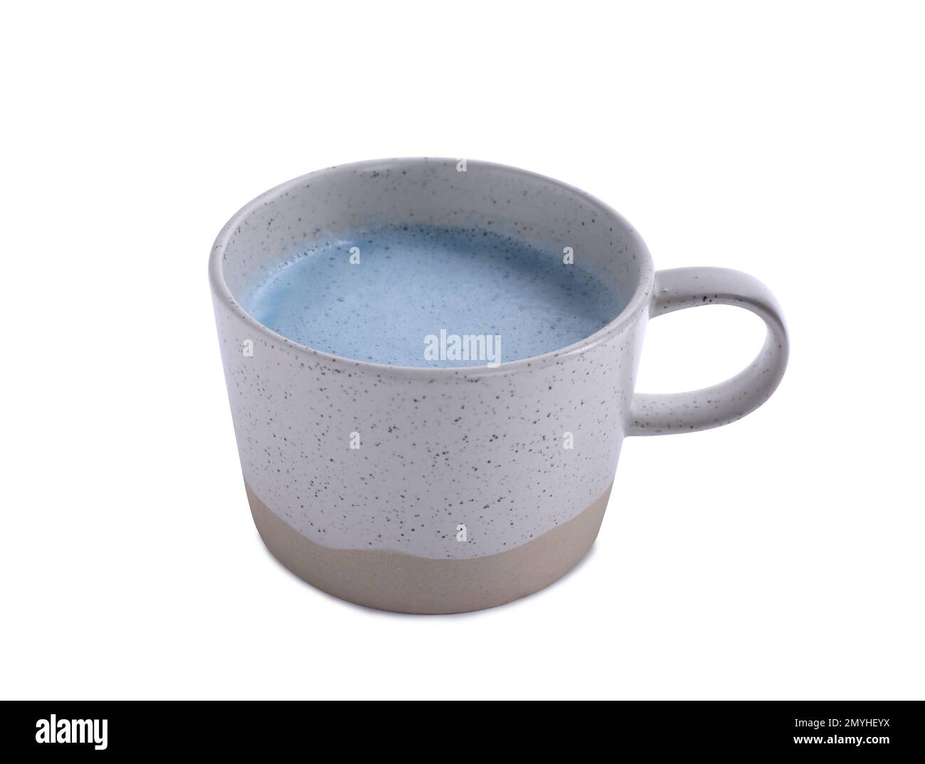 Trendy blue color matcha Cut Out Stock Images & Pictures - Alamy