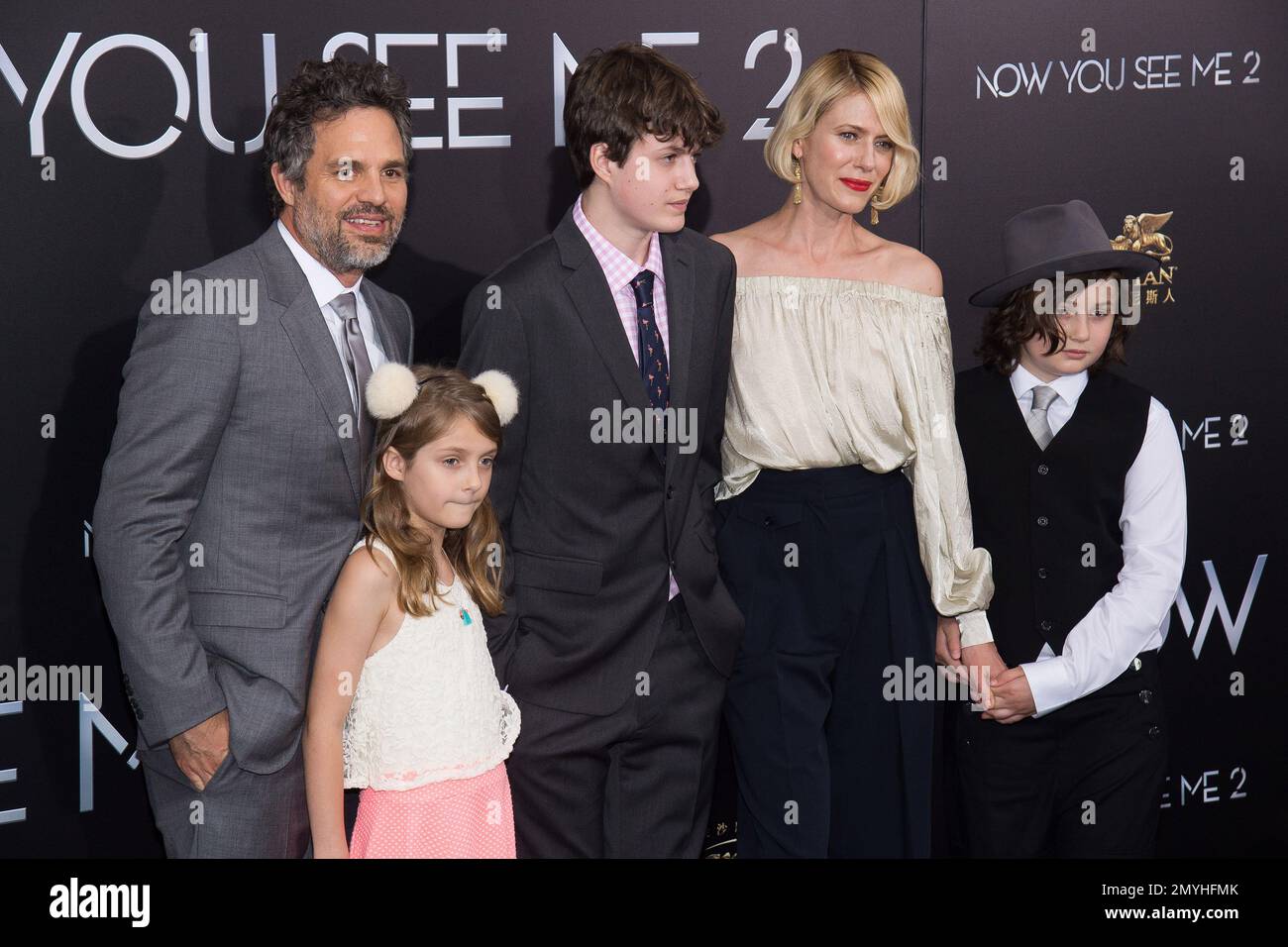 Mark Ruffalo, left, Odette Ruffalo, Keen Ruffalo, Sunrise Coigney and ...