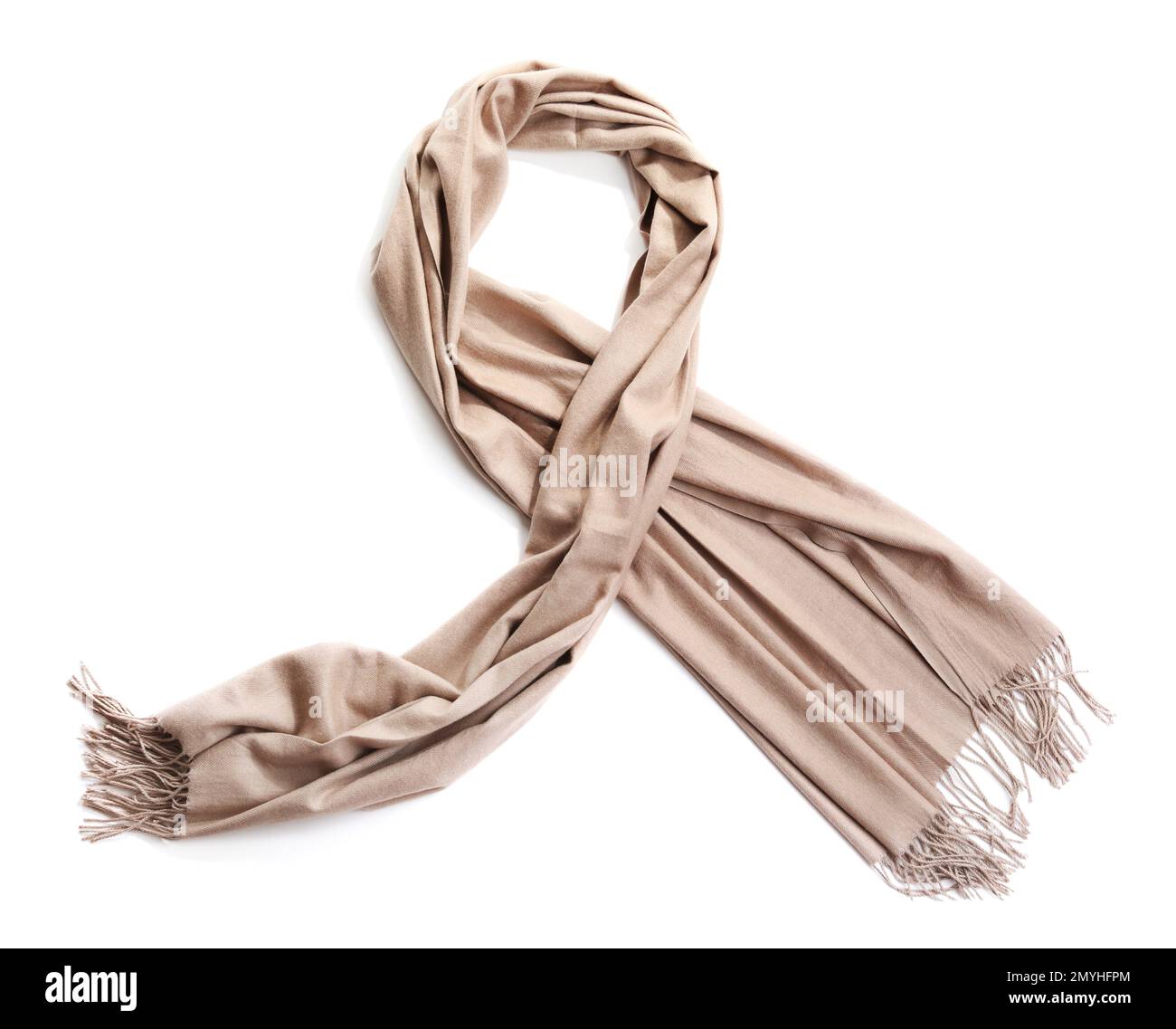 Scarf on white background hi-res stock photography and images - Alamy