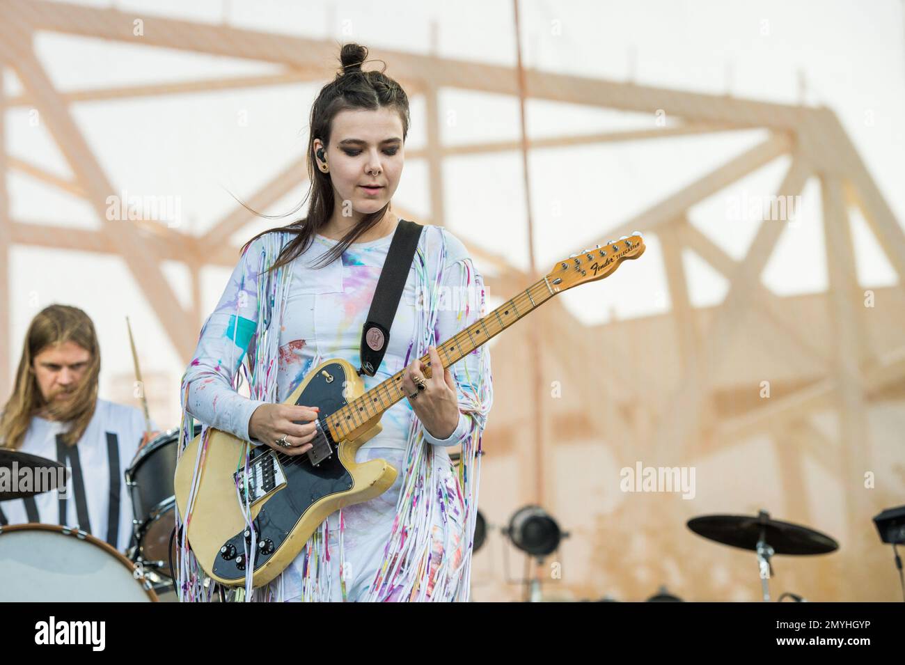 Nanna Bryndis Hilmarsdottir of Of Monsters and Men performs at Bunbury ...