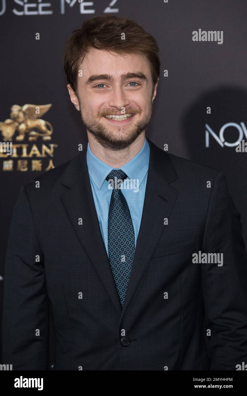 Daniel Radcliffe attends the world premiere of "Now You See Me 2" at ...