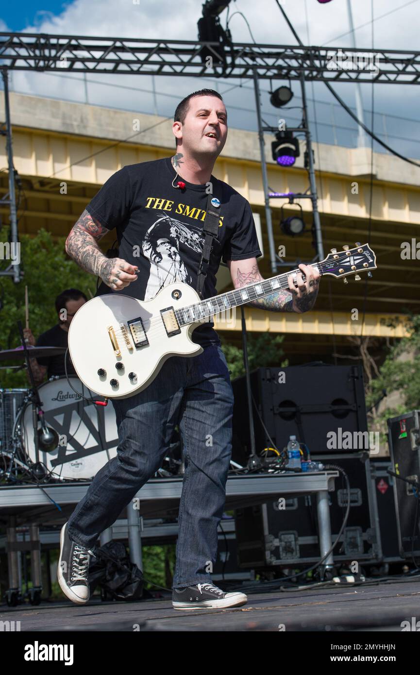 Anthony Raneri of Bayside performs at Bunbury Music Festival at Sawyer ...