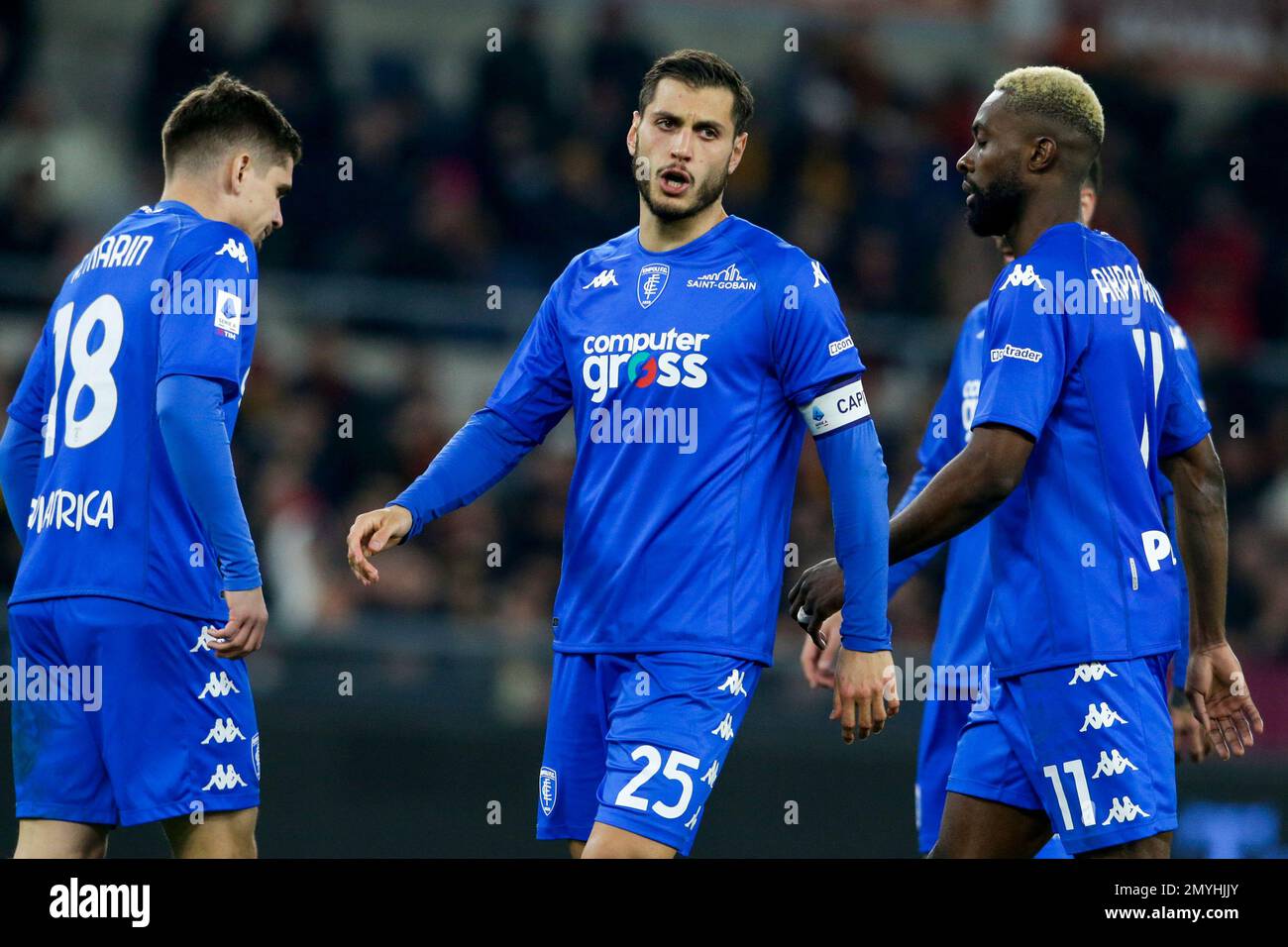 Empoli's Italian midfielder Filippo Bandinelli looks during the Serie A ...