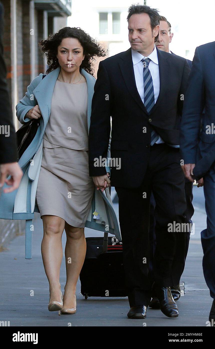 Former Chelsea team doctor Eva Carneiro and her husband Jason De ...