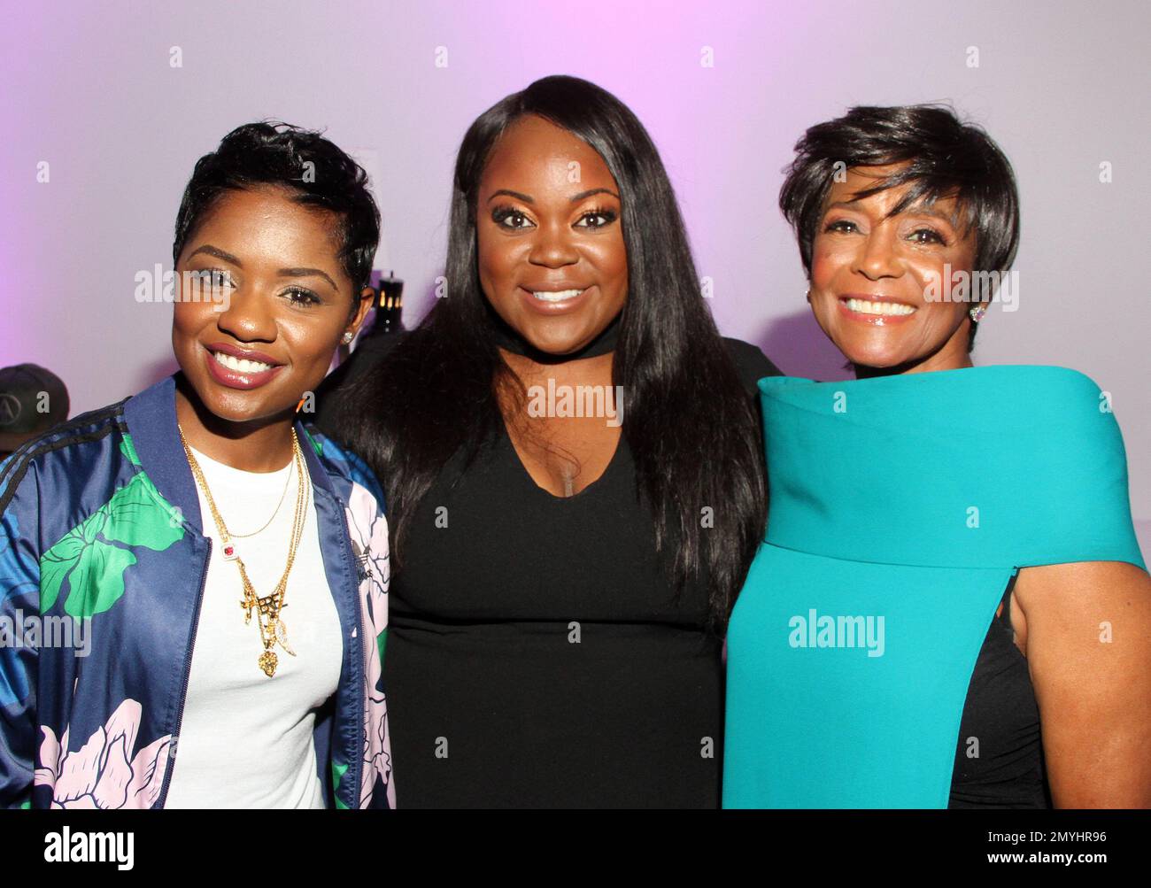 From left, actress Bre-z, TSR founder Angelica Nwandu and actress ...