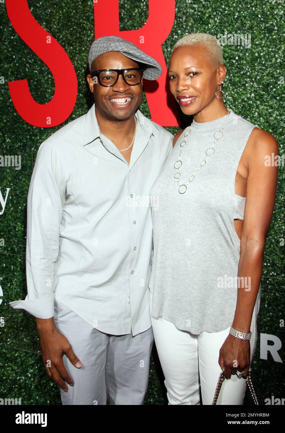 Hip Hop artist Dana Dane and wife seen at The Shade Room's "Shades of ...