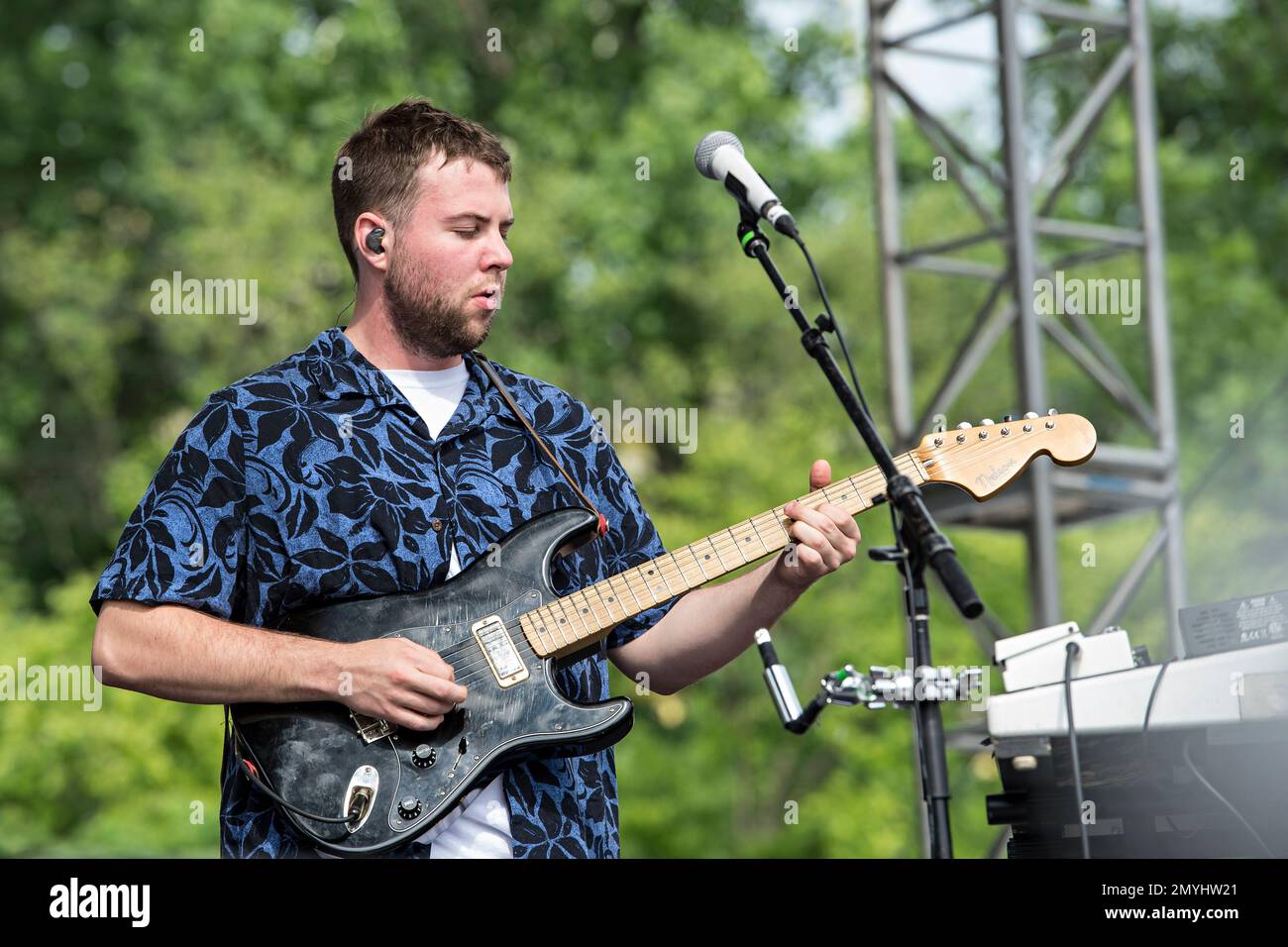 Jeremy Freedman of The Neighbourhood performs at Bunbury Music Festival ...