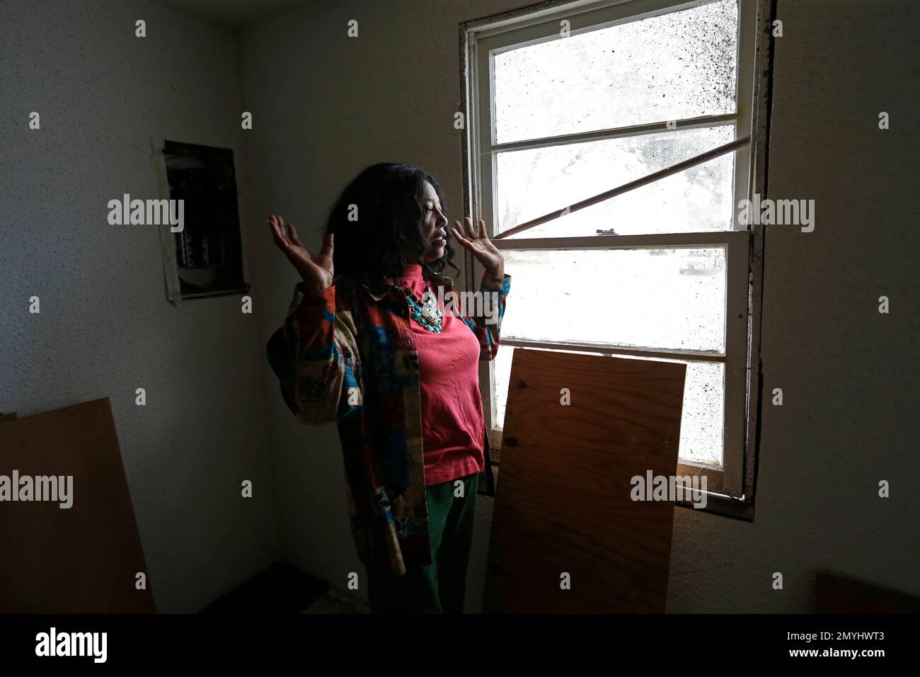 In this Dec. 11, 2015 photo, Barbara Hicks Collins talks of her ...