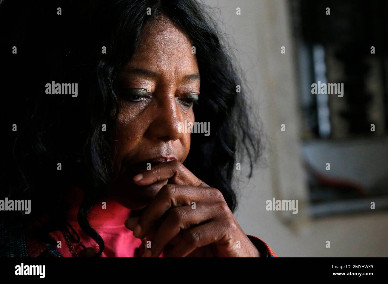 In this Dec. 11, 2015 photo, Barbara Hicks Collins talks of her ...