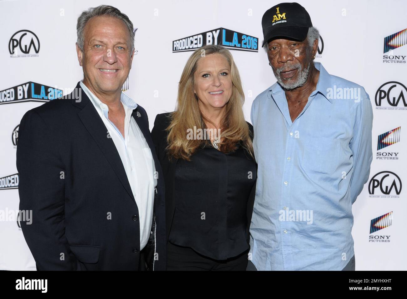 Vance Van Petten, from left, Lori McCreary and Morgan Freeman attend ...
