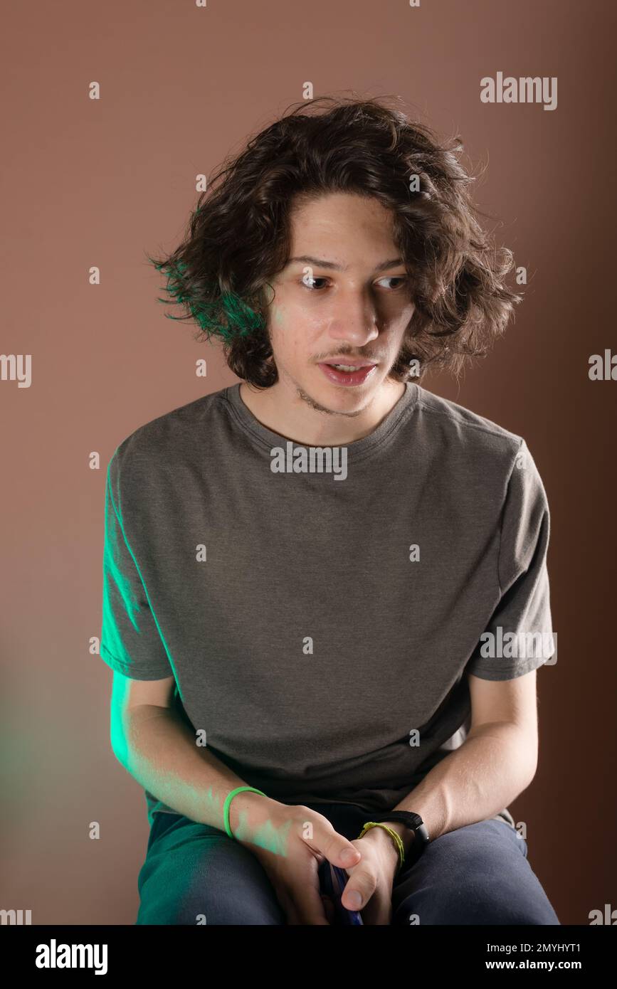 Young man handsome trend hi-res stock photography and images - Alamy