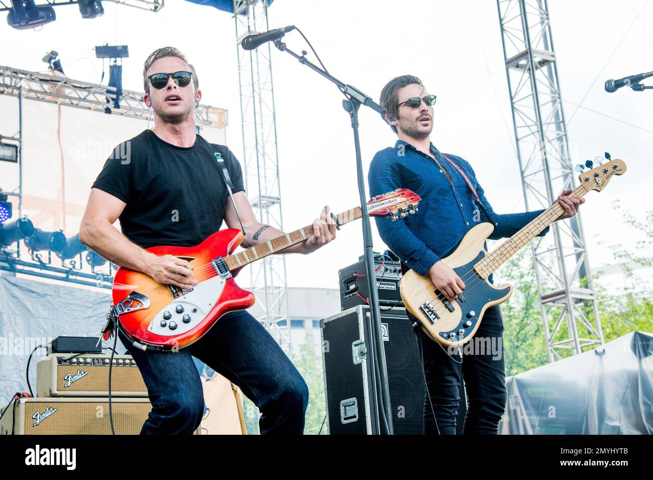 Chase Simpson of The Shelters performs at Bunbury Music Festival at ...