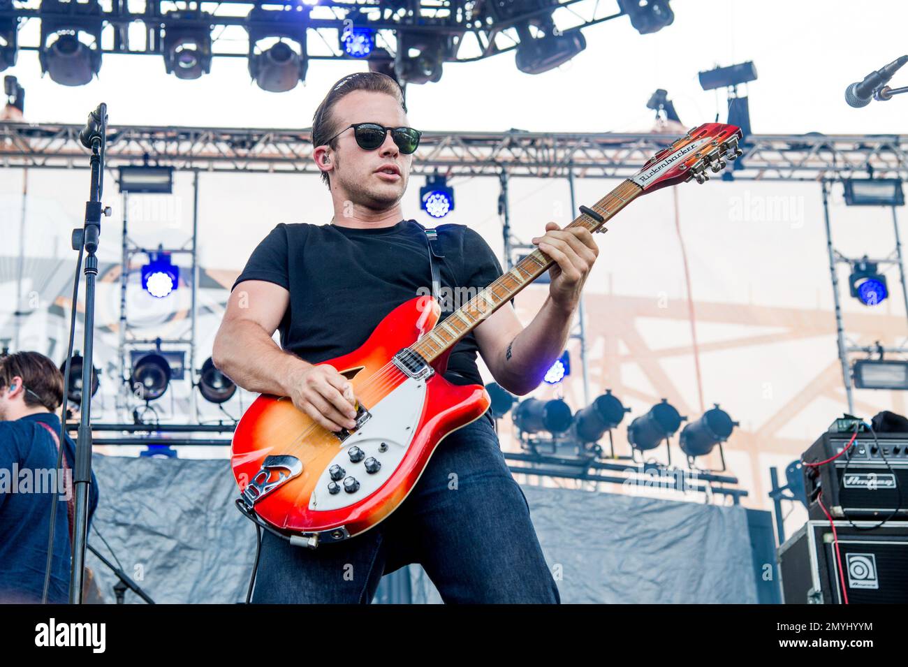 Chase Simpson of The Shelters performs at Bunbury Music Festival at ...