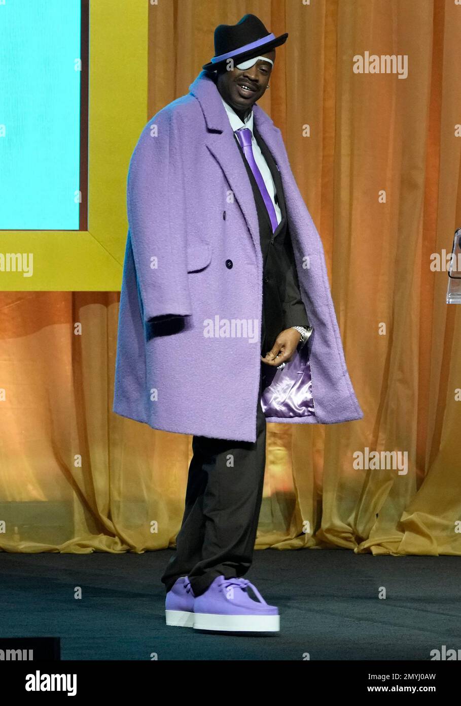 Slick Rick "The Ruler" accepts the Lifetime Achievement Award at the ...