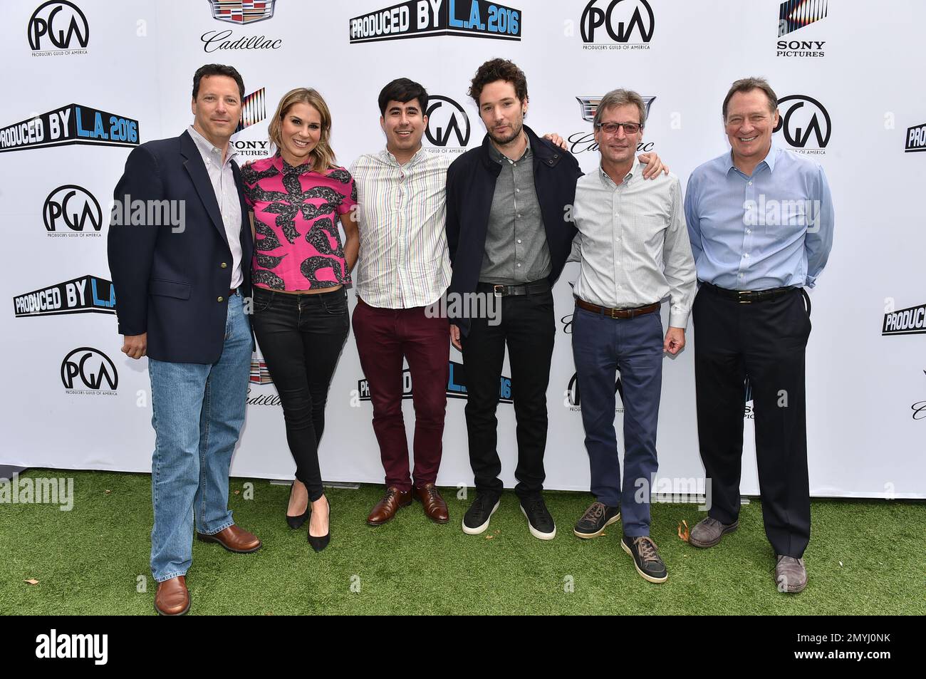 From left, Andrew Karpen, Molly Smith, Daniel Hammond, Jonathan Saba ...