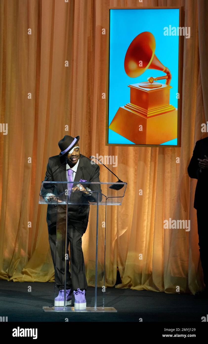 Slick Rick "The Ruler" accepts the Lifetime Achievement Award at the ...