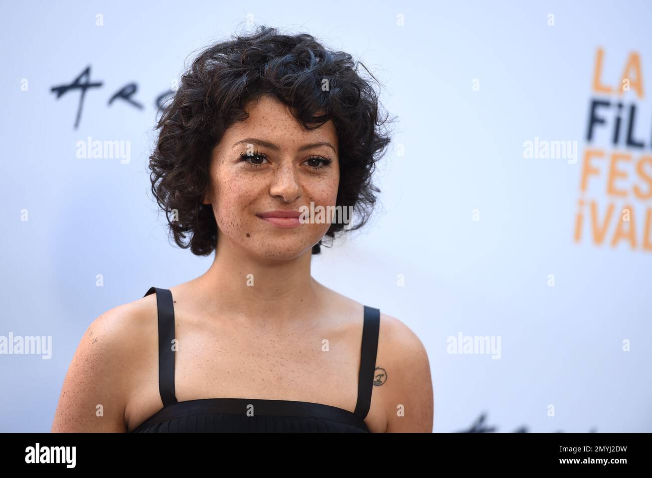 Alia Shawkat arrives at the premiere of "Paint It Black" during the Los ...