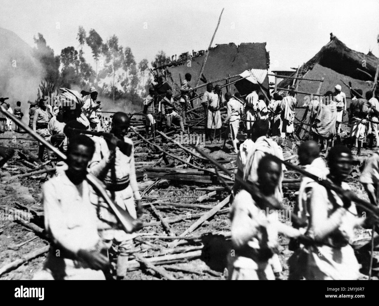 The Italians made the most ferocious bombing raid of their war on ...