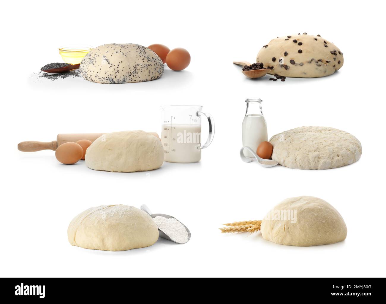 Set ingredients pizza on Cut Out Stock Images & Pictures - Alamy