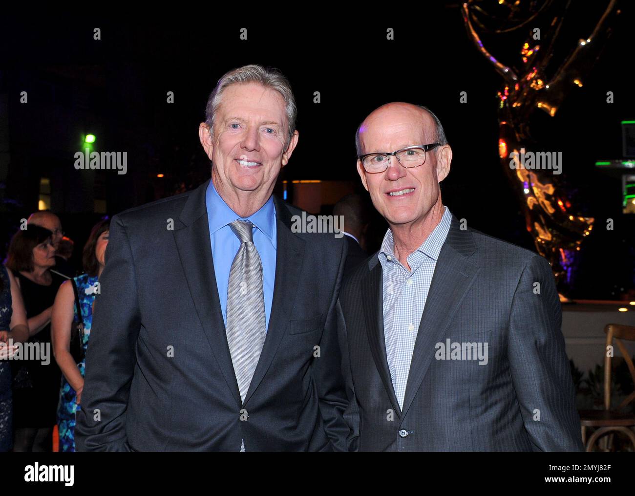 EXCLUSIVE - Former Television Academy President, Dick Askin, left, and ...