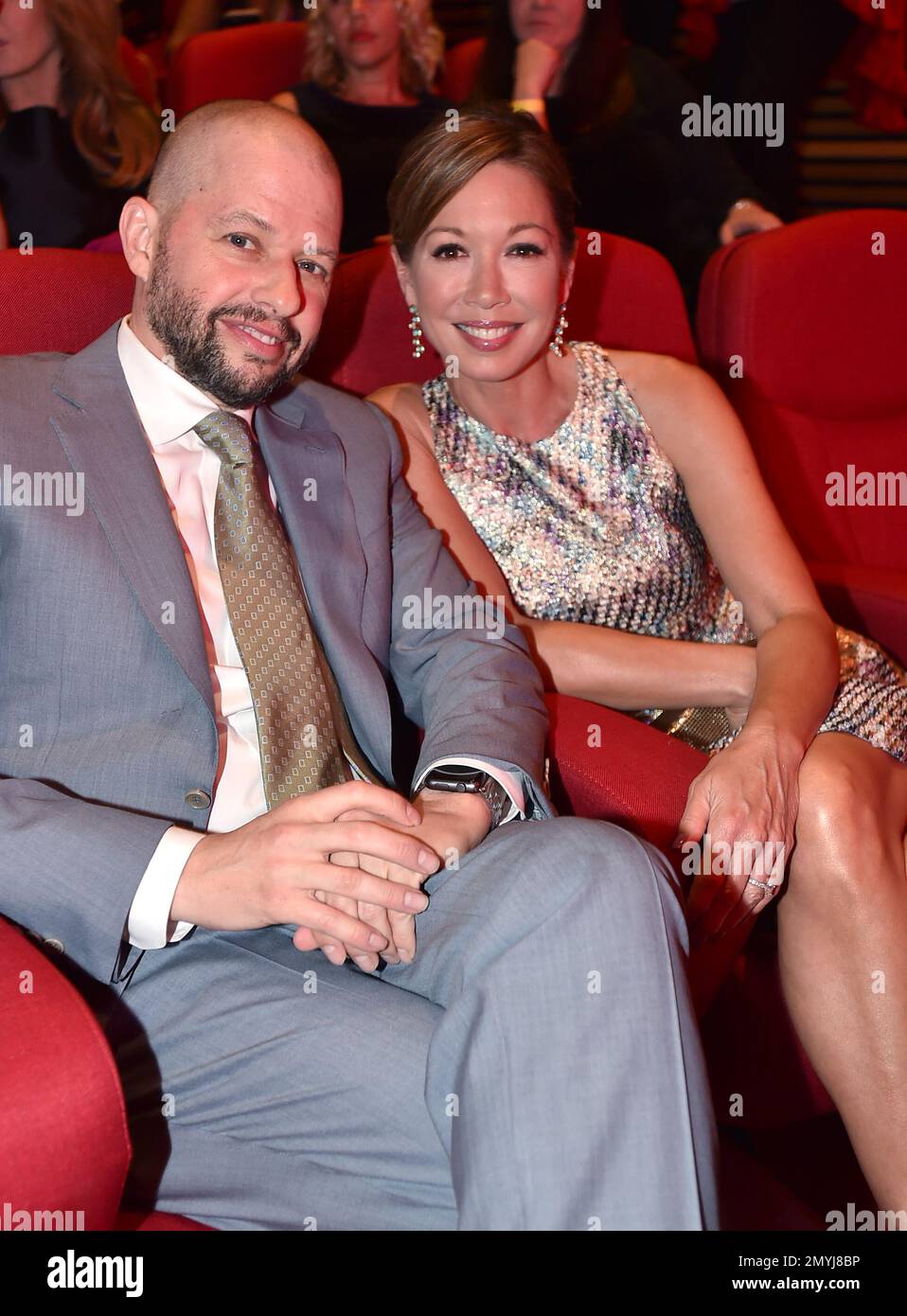 EXCLUSIVE - John Cryer, left, and Lisa Joyner at the Television Academy ...