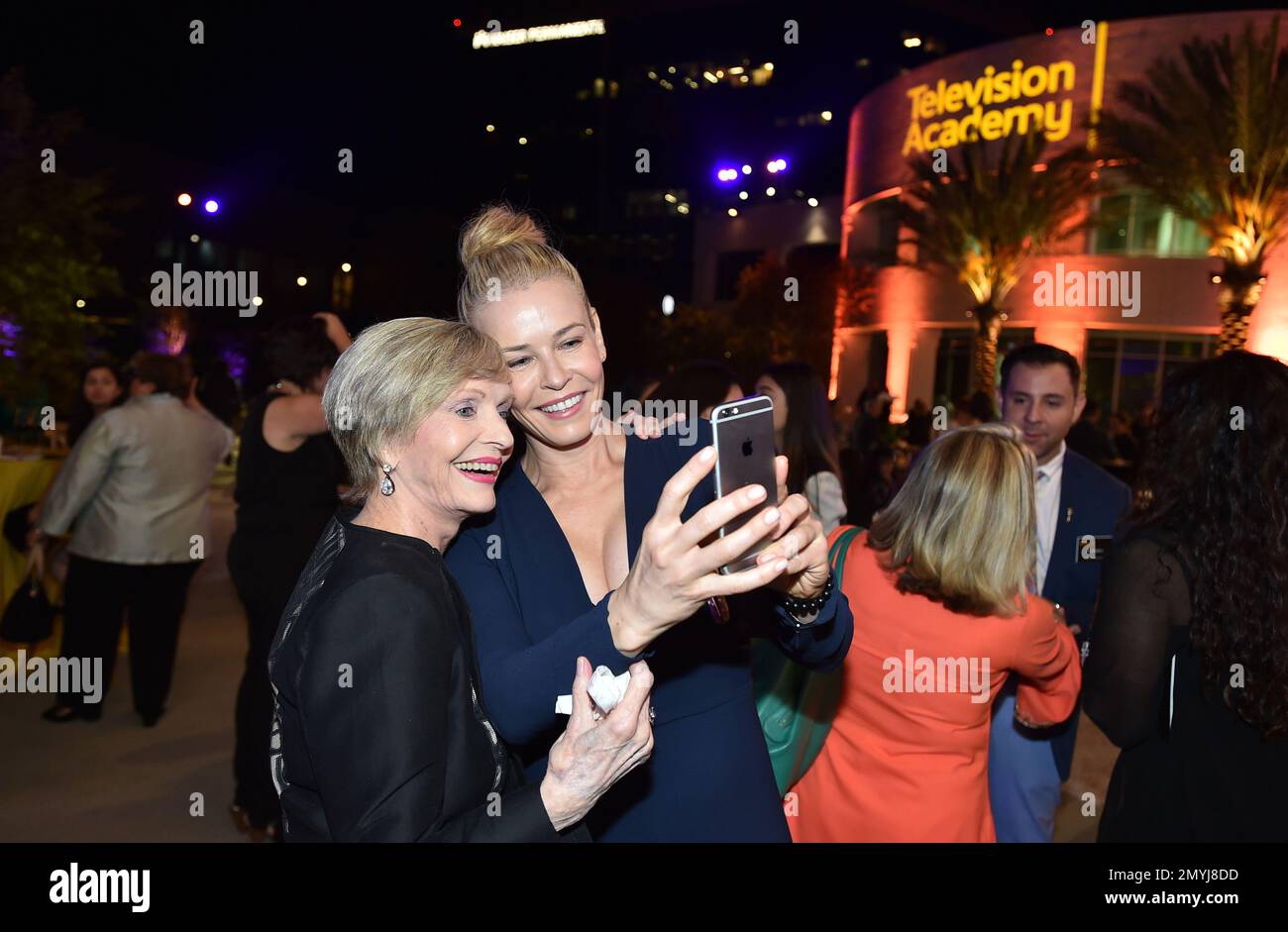 EXCLUSIVE - Florence Henderson, left, and Chelsea Handler attend the ...