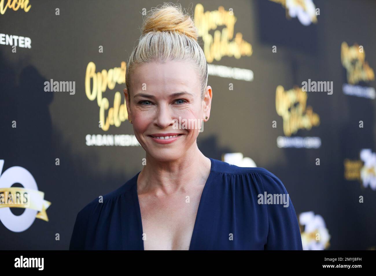 Chelsea Handler arrives at the Television Academy's 70th Anniversary at ...