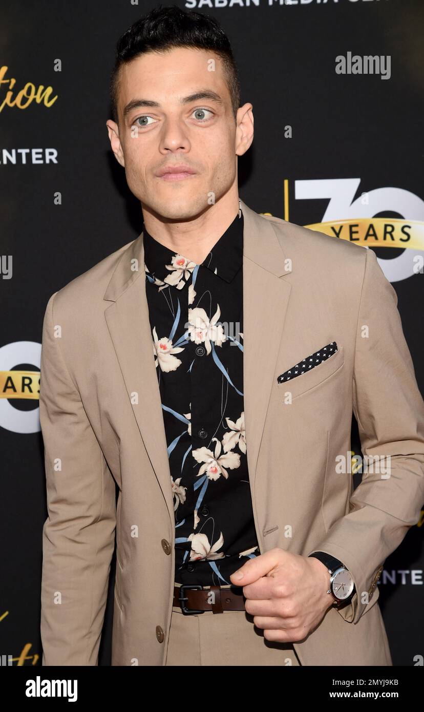 Rami Malek arrives at the Television Academy’s 70th Anniversary Gala ...