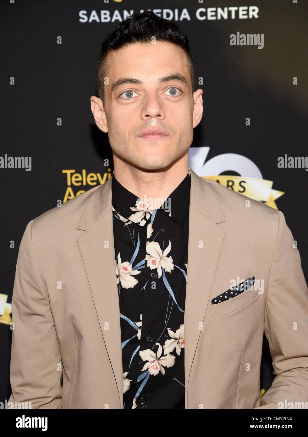 Rami Malek arrives at the Television Academy’s 70th Anniversary Gala ...