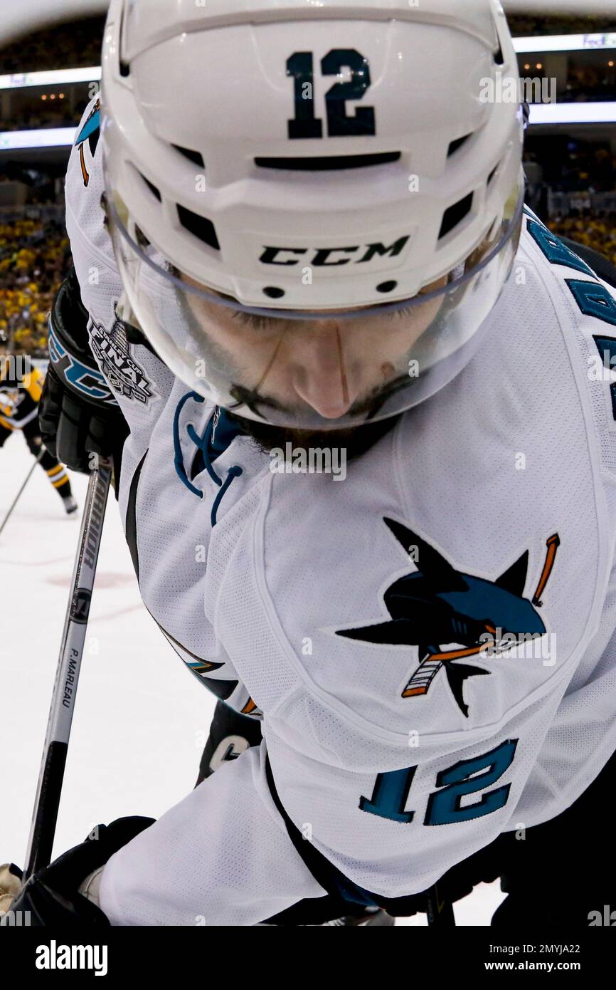 Pittsburgh Penguins' Ben Lovejoy (12) plays against the Pittsburgh ...