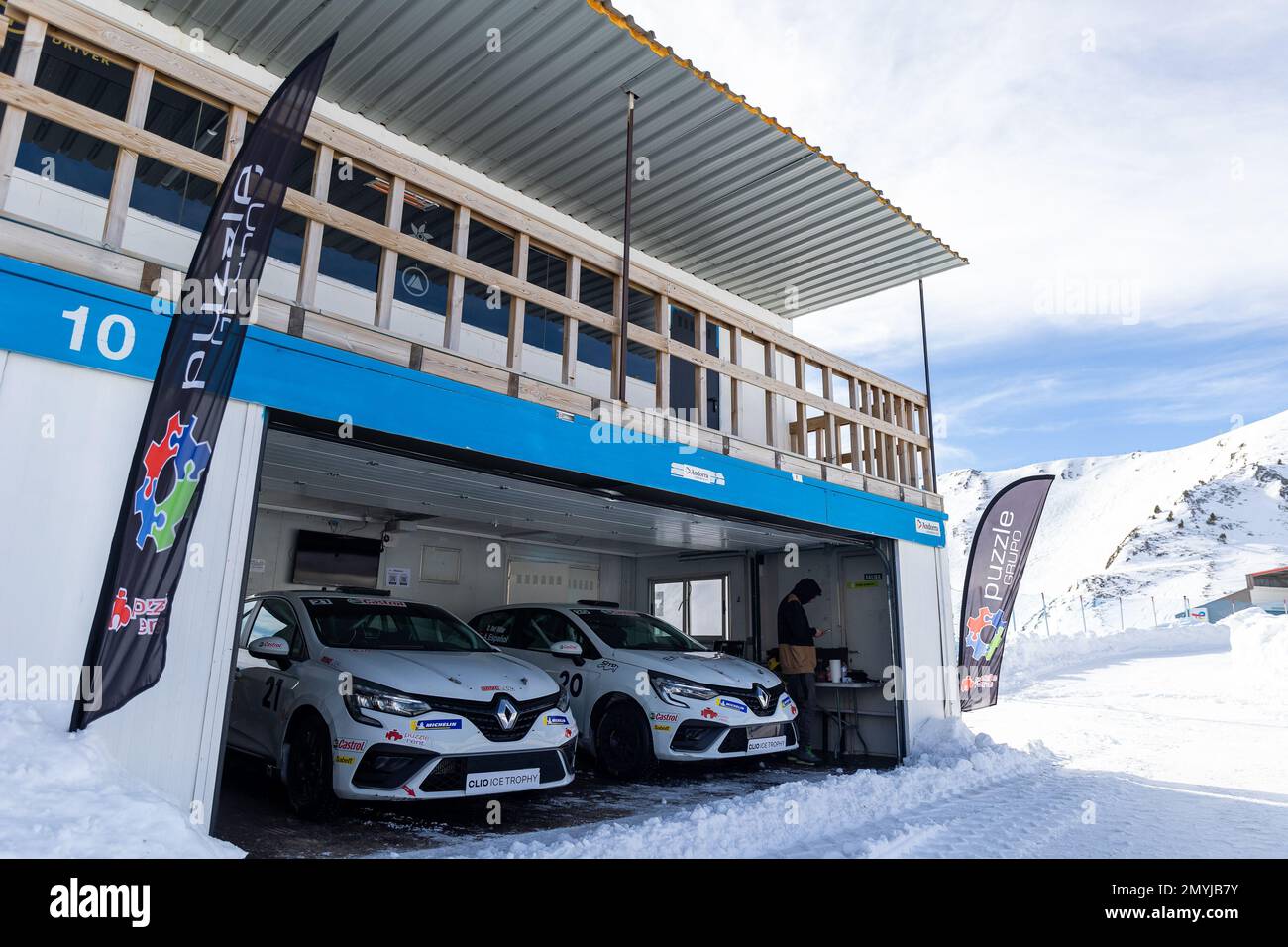 paddock illustration during the 2023 Clio Ice Trophy 2023 - GSeries G3 ...