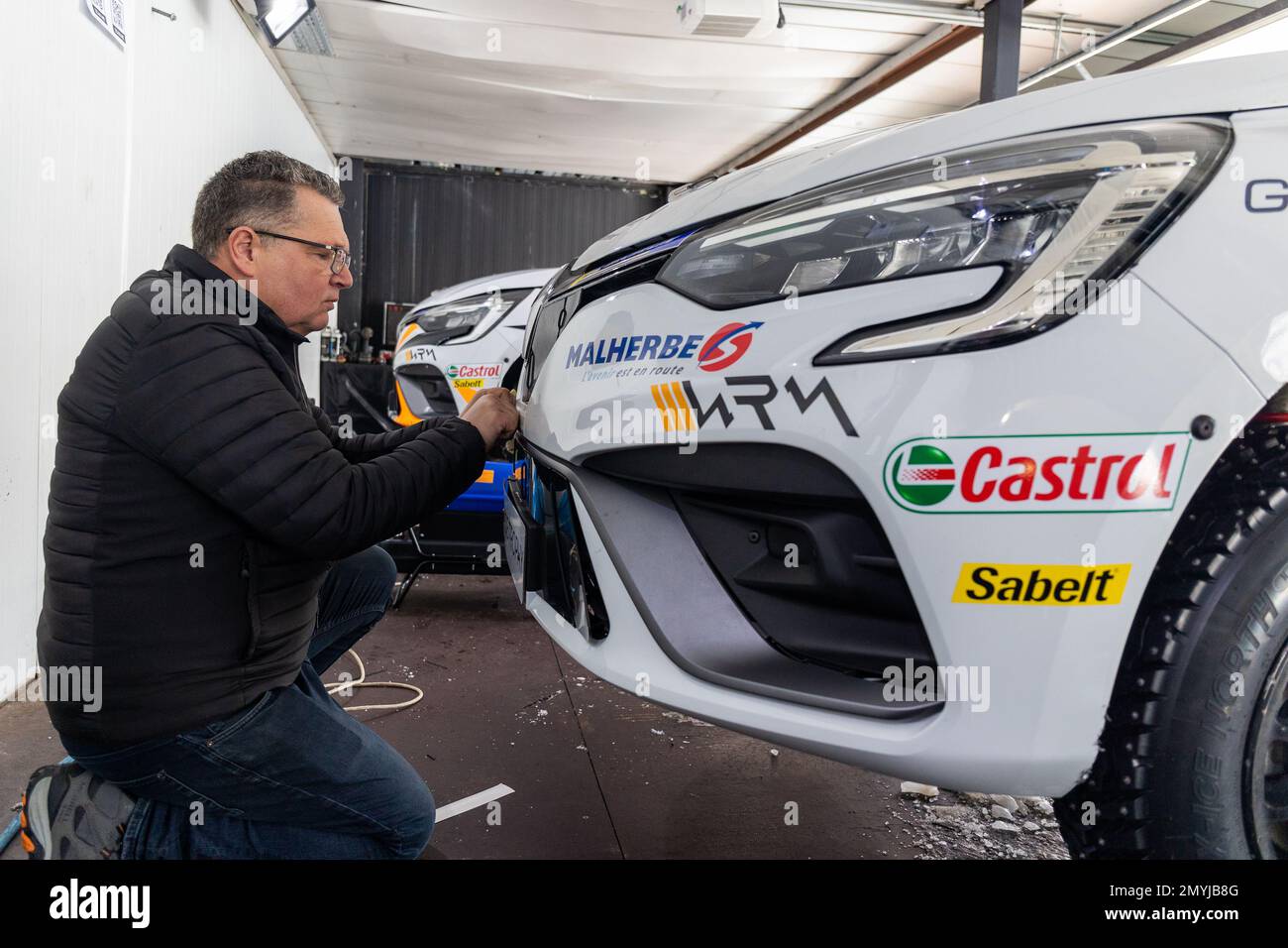 paddock during the 2023 Clio Ice Trophy 2023 - GSeries G3 on the ...