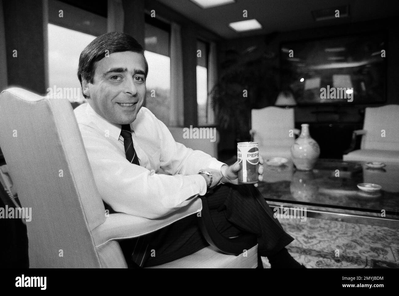 FILE - In this June 14, 1985, file photo, Roger Enrico, chairman of ...