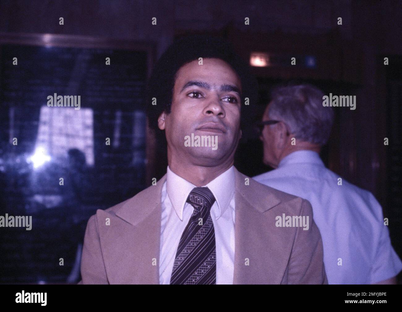Former Black Panther leader Huey Newton is pictured at the courthouse ...